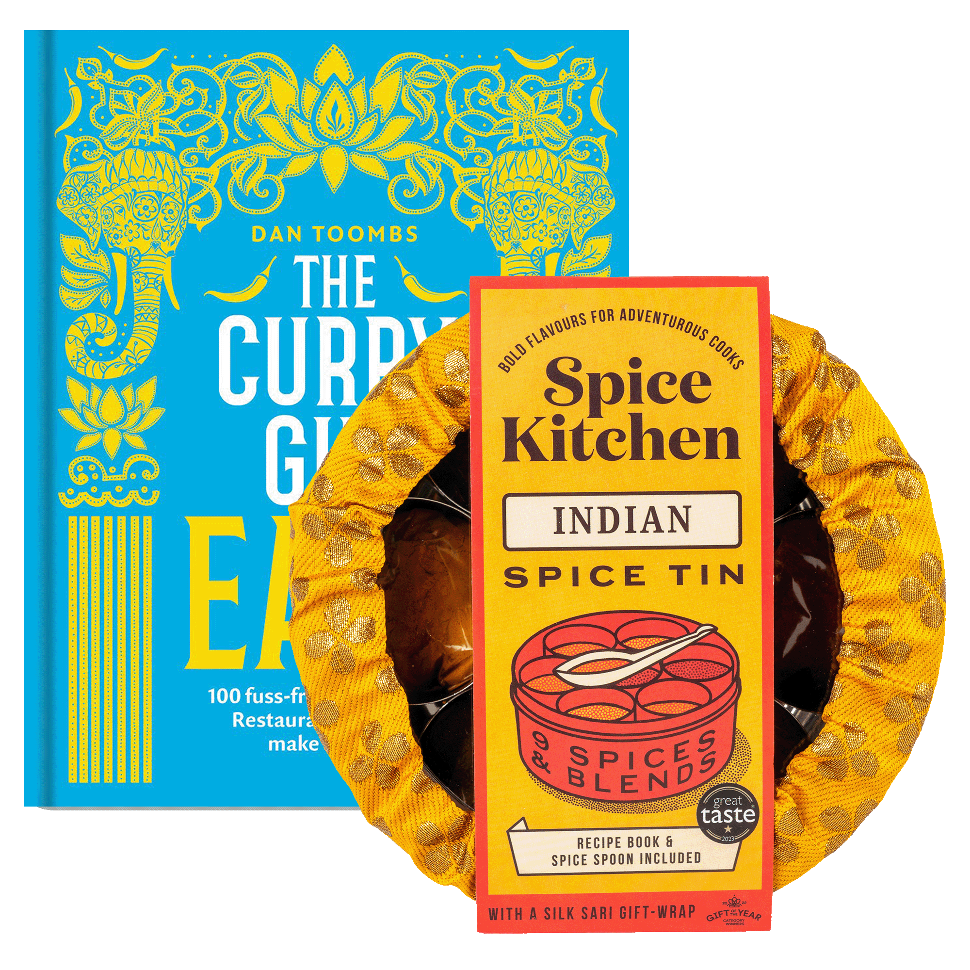 'The Curry Guy' Cookbook & Sari Wrapped Indian Spice Tin | Easy / Sari ...