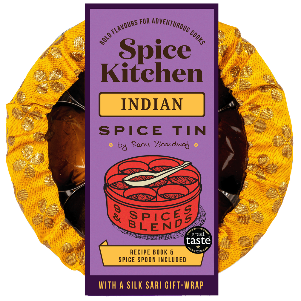 Celebrate Diwali by Renu Bhardwaj & Indian Spice Tin | Sari Wrapped ...