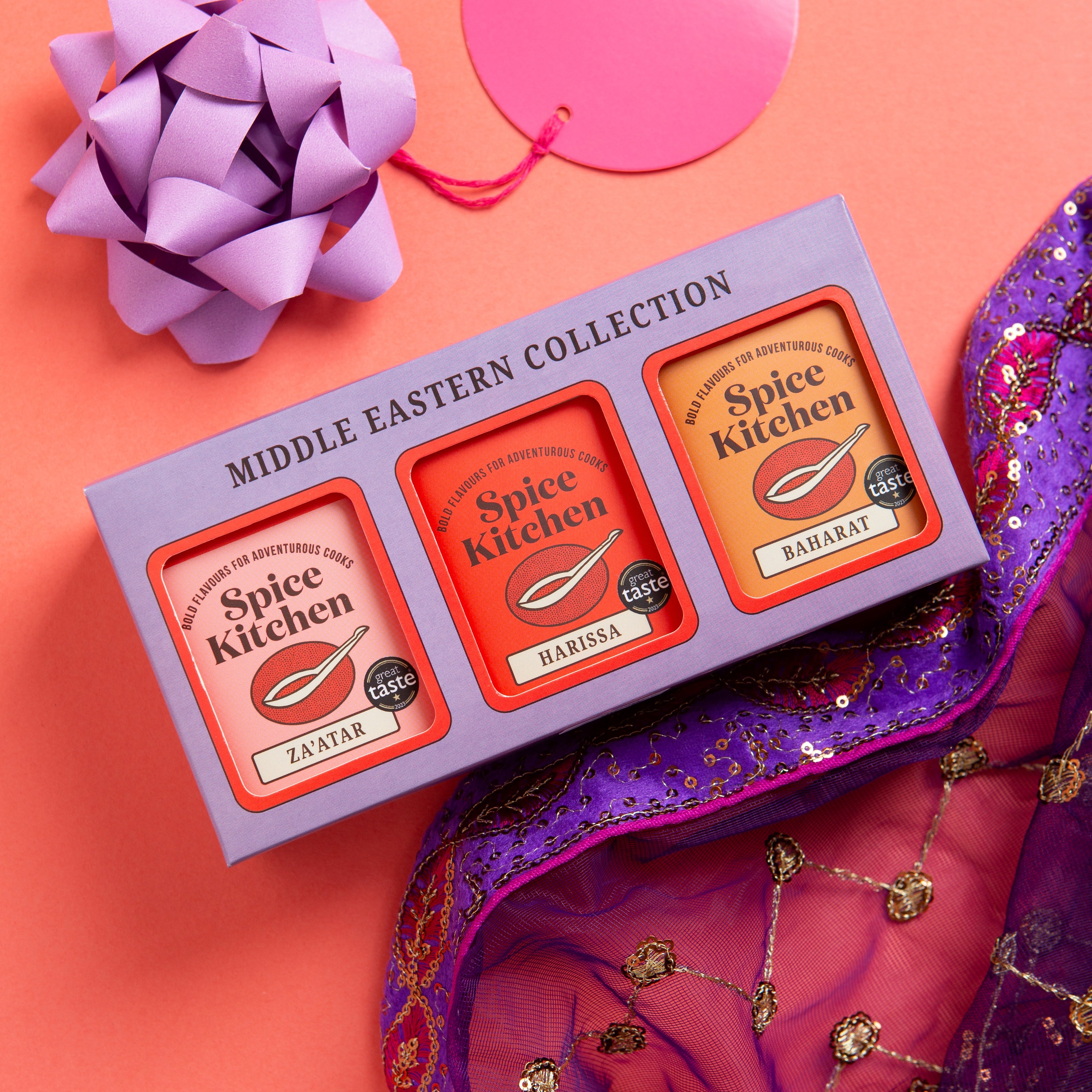 Middle Eastern Blend Trio – Baharat, Za’atar & Fiery Harissa Set ...