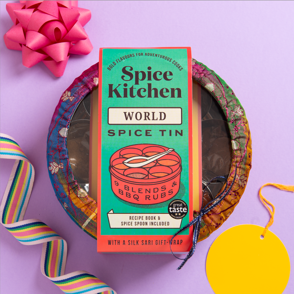 Limited Edition Sari Wrapped World Pride Tin by Spice Kitchen | Spice ...