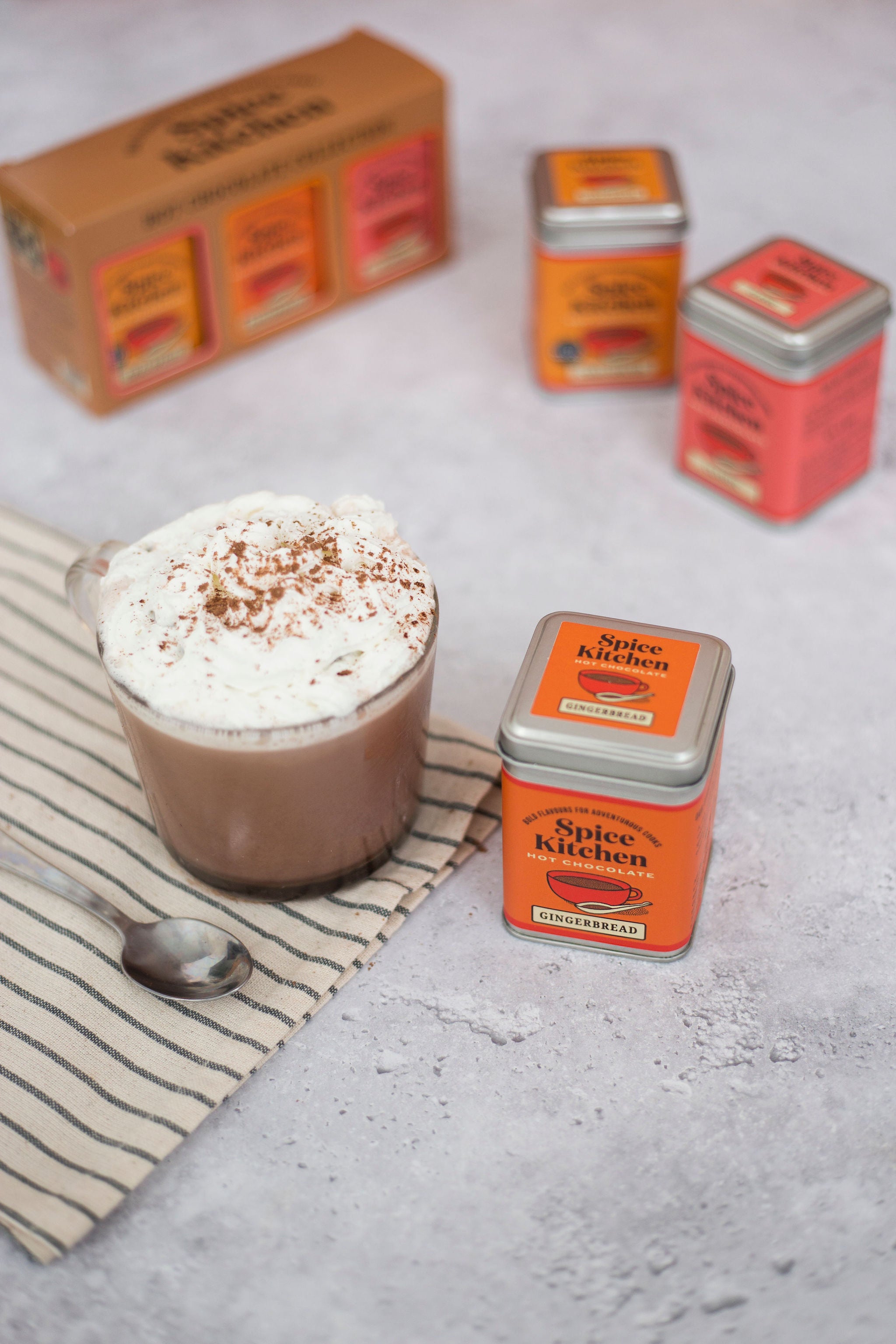 Hot Chocolate Mini Tins | Chai | Gingerbread | Traditional | Spice ...