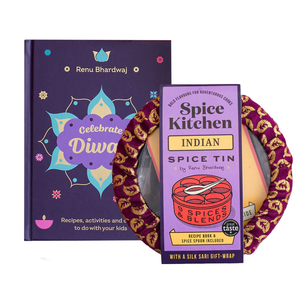 Celebrate Diwali by Renu Bhardwaj & Indian Spice Tin | Sari Wrapped ...